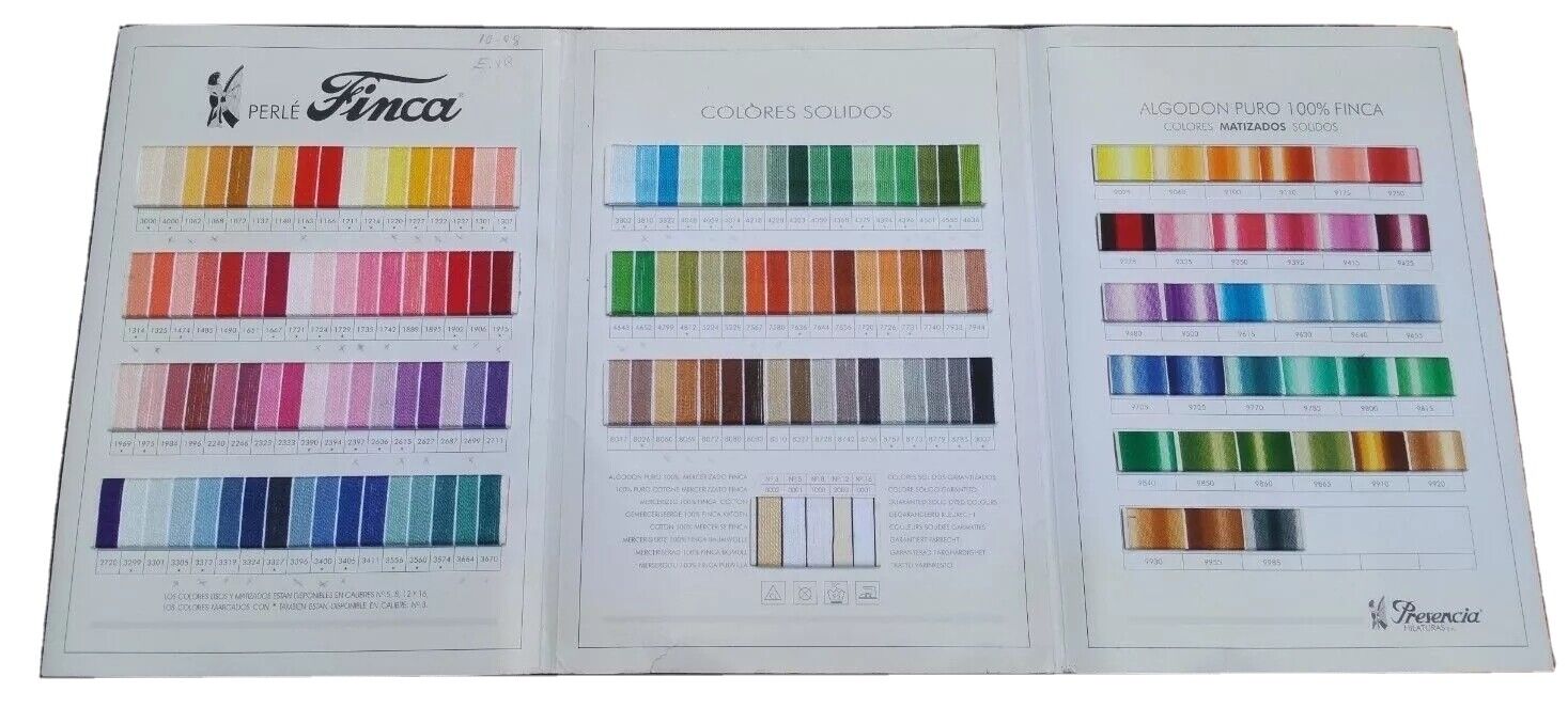 Color Charts – Prensencia Hilaturas